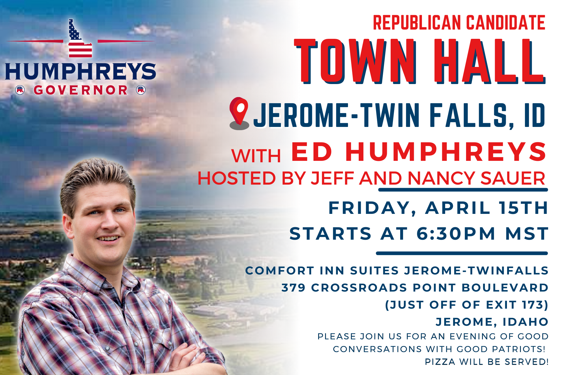 Jerome - Twin Falls Public Town Hall Event - Ed Humphreys For Governor